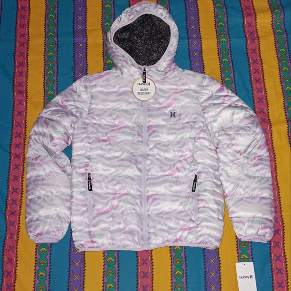 Hurley | Jackets & Coats | New Hurley Water Resistant Puffer Jacket ...